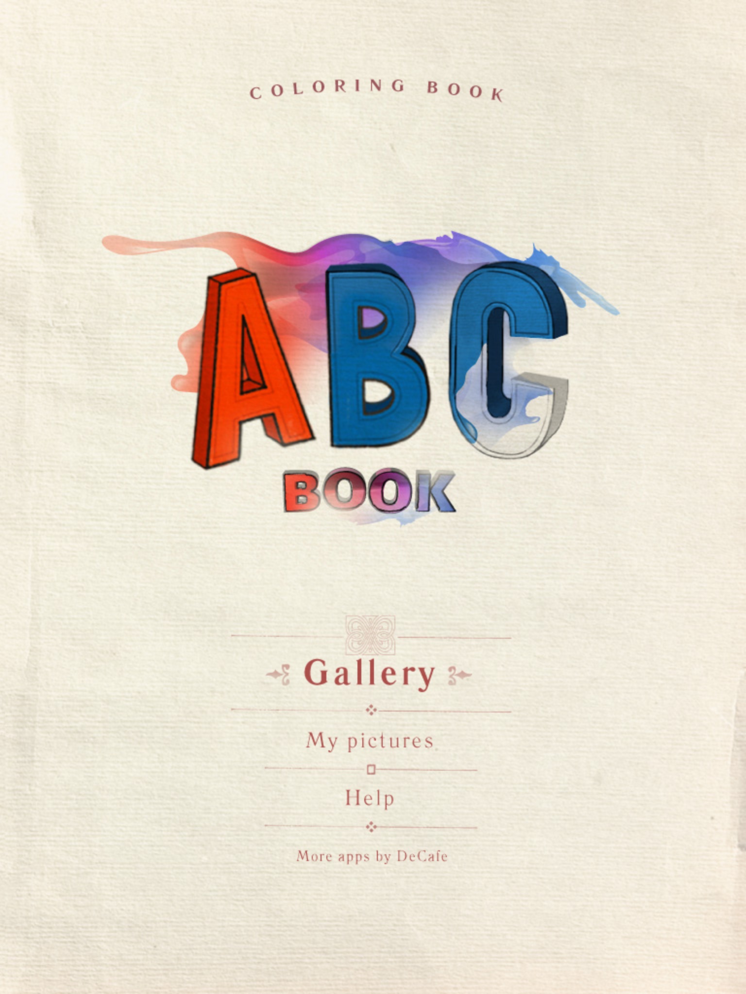 ABC Boek inkleuren iPad app realisatie | Apps Ontwikkelaars